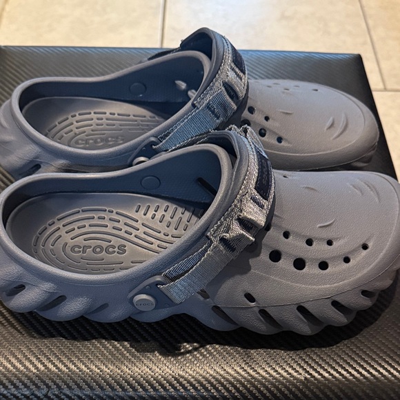 CROCS | Shoes | Crocs Echo Navy Blue | Poshmark
